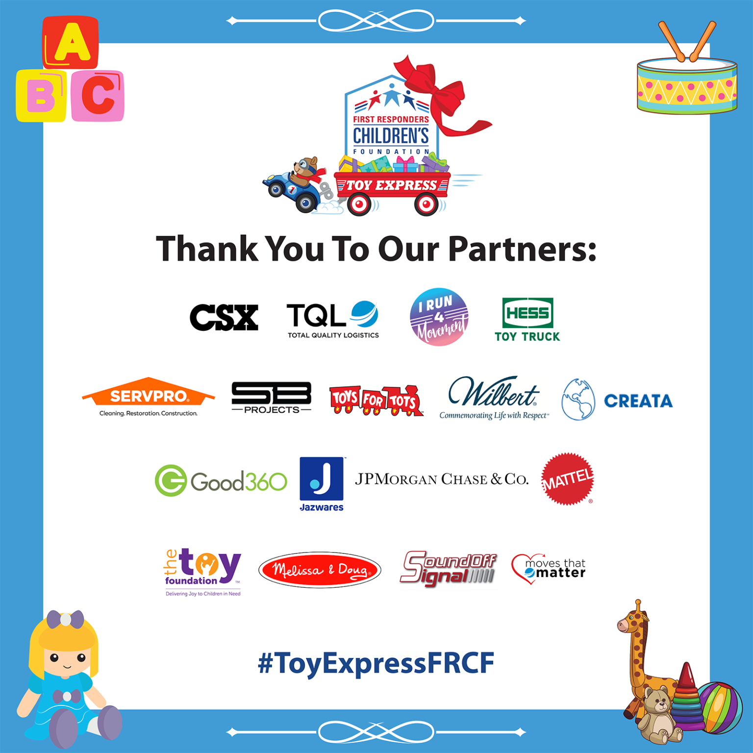 Toy Express - First Responders Children's Foundation : Support ...